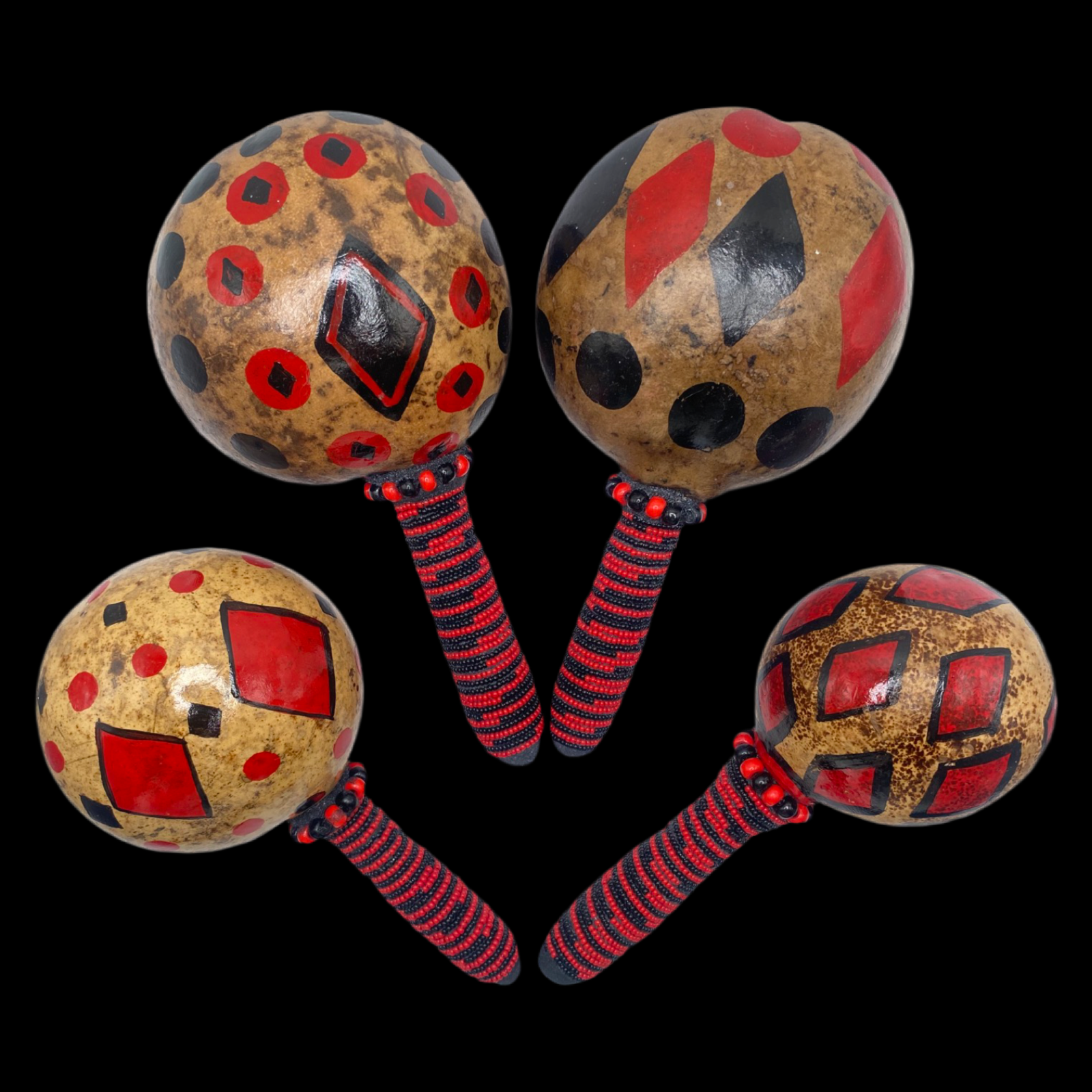 Maracas de Eleguá – Handmade Rattles for Protection (4 Variants)